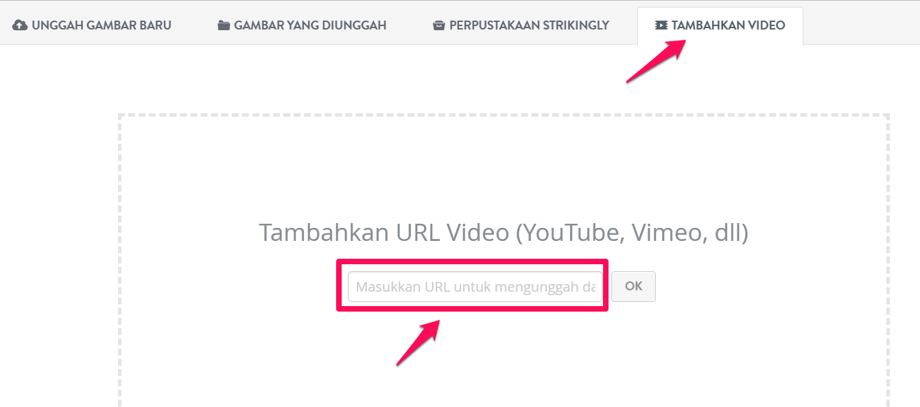 Menambahkan Video ke Website Anda – Pusat Bantuan Strikingly