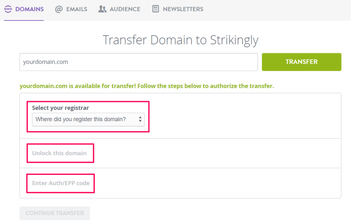Transferring a GoDaddy domain to Strikingly – Strikingly Help Center