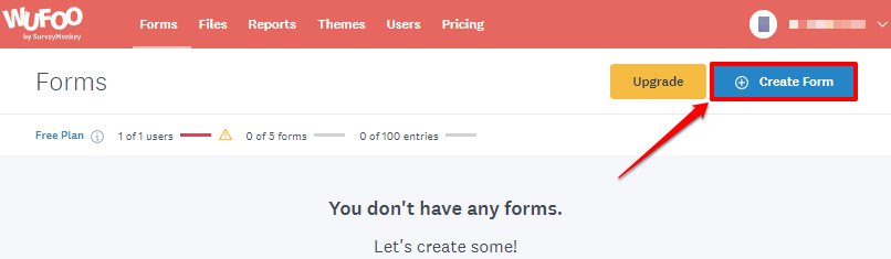 Embed Wufoo Form – Strikingly Help Center