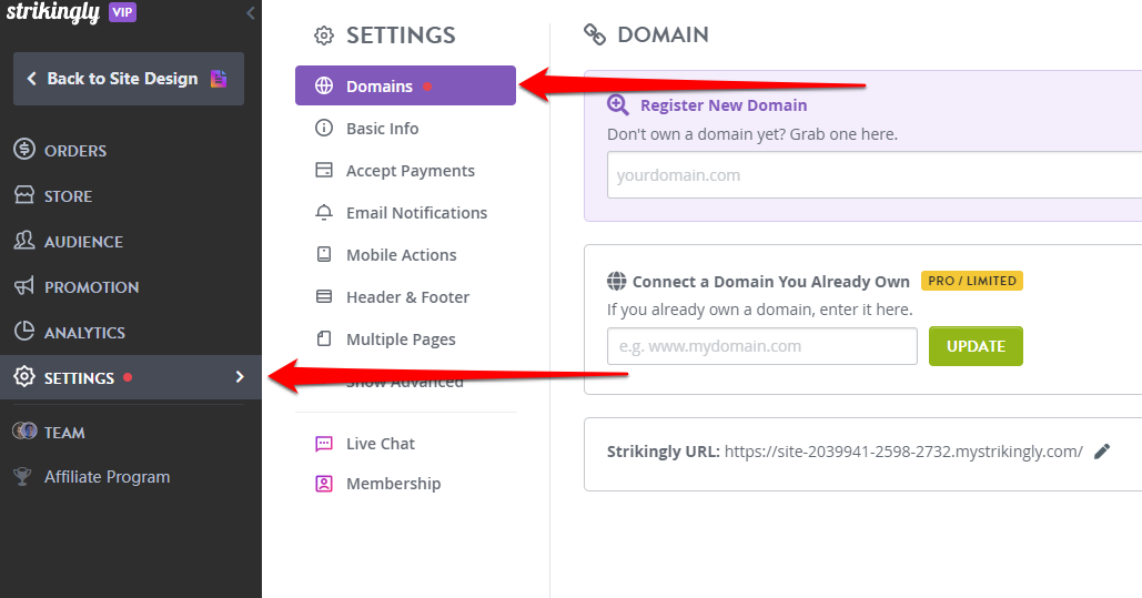 Connecting a Google Domain to Your Strikingly Site – Strikingly Help Center