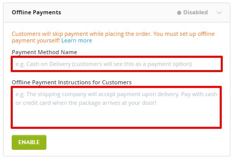 Simple Store - Offline Payments – Strikingly Help Center
