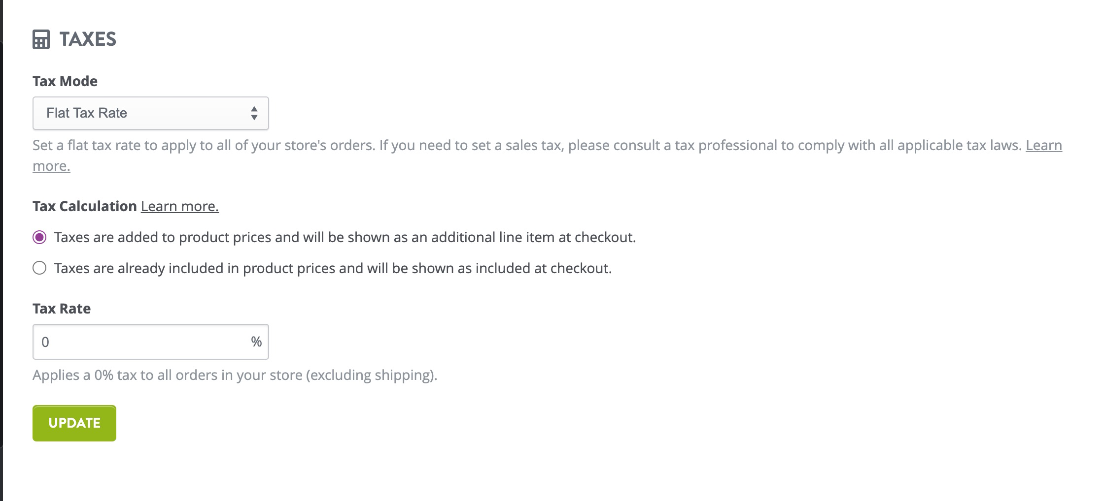 Set Taxes as Included In Product Price – Strikingly Help Center