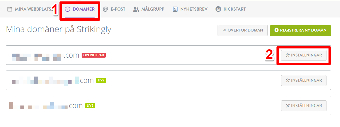 Redigera DNS-poster [Strikingly Domäner] – Strikingly hjälpcenter