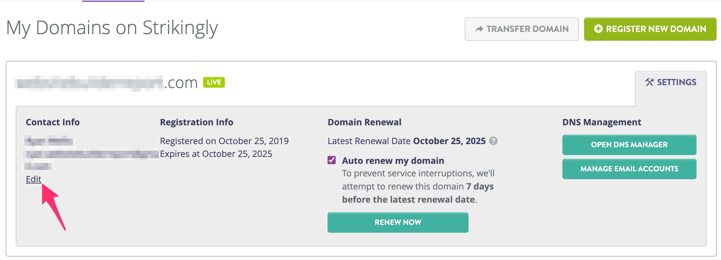 Strikingly Domain: Managing DNS Records and Domain Info – Strikingly ...