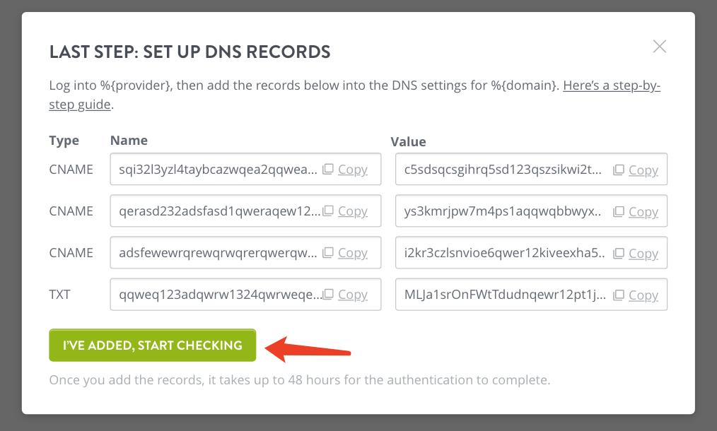 Email Domain Authentication (DKIM) in Godaddy – Strikingly Help Center