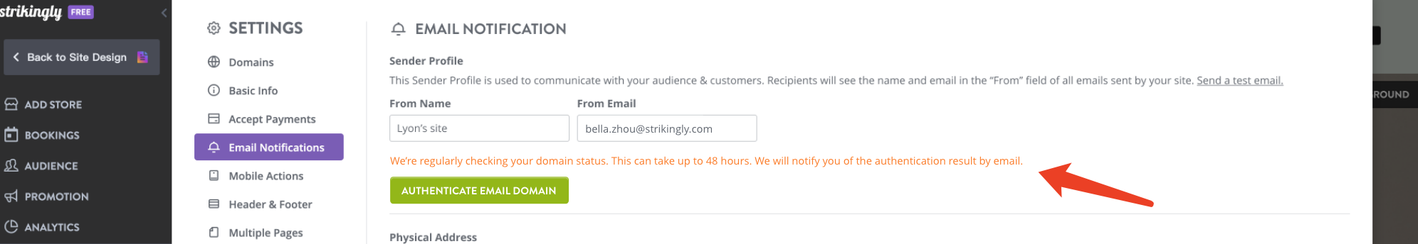 Email Domain Authentication (DKIM) in Godaddy – Strikingly Help Center