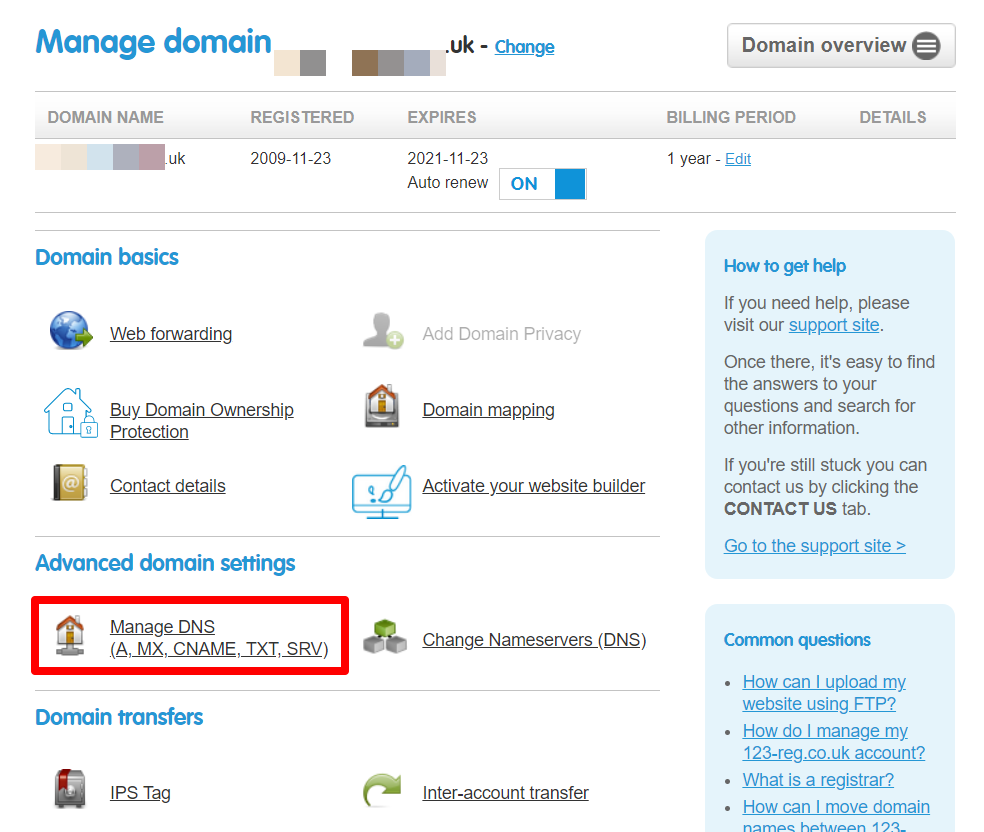 E-Mail-Domain-Authentifizierung (DKIM) in 123 Reg – Strikingly Hilfezentrum