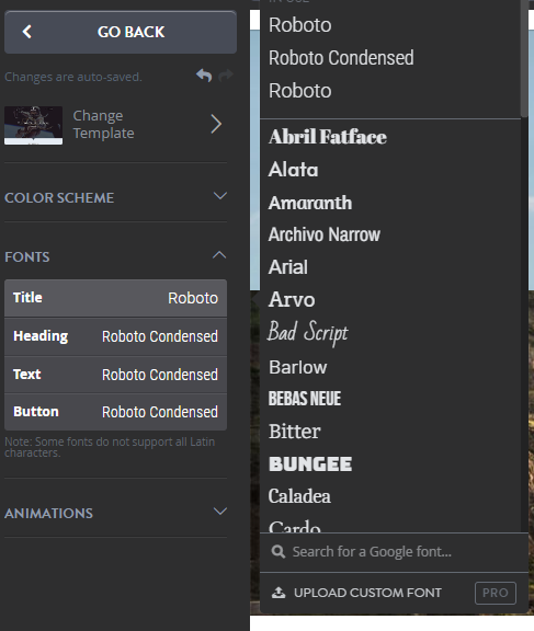 Google Fonts – Strikingly Help Center