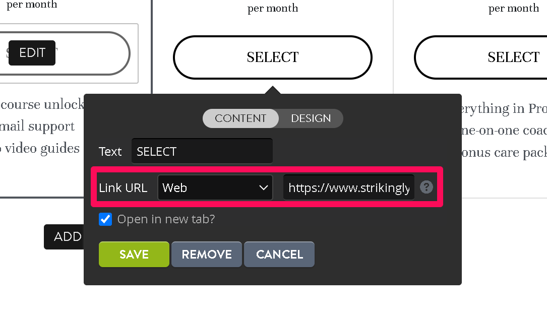 Add Links / Link Images – Strikingly Help Center