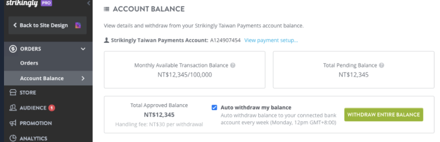 Enable Strikingly Taiwan Payments – Strikingly Help Center