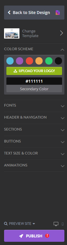 Advanced Style Options – Strikingly Help Center