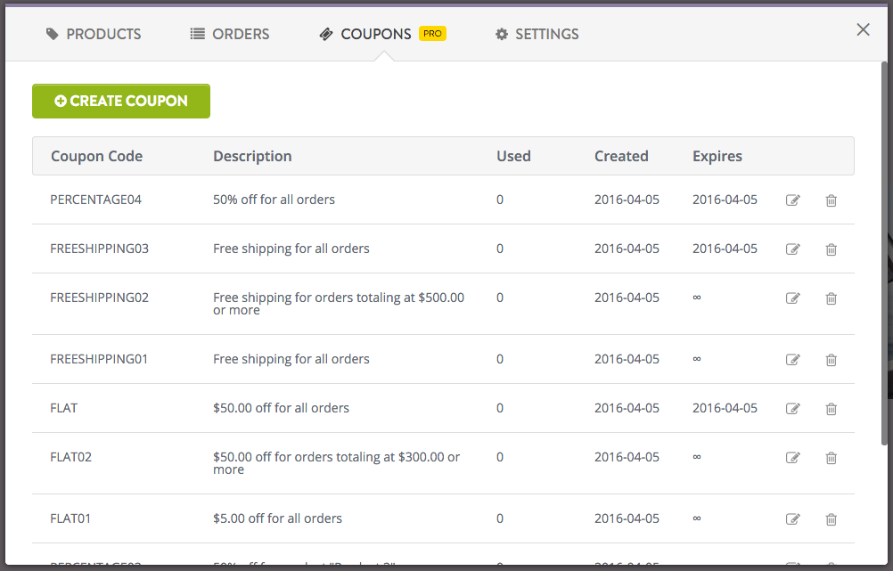 Creating a Coupon for Simple Store – Strikingly Help Center